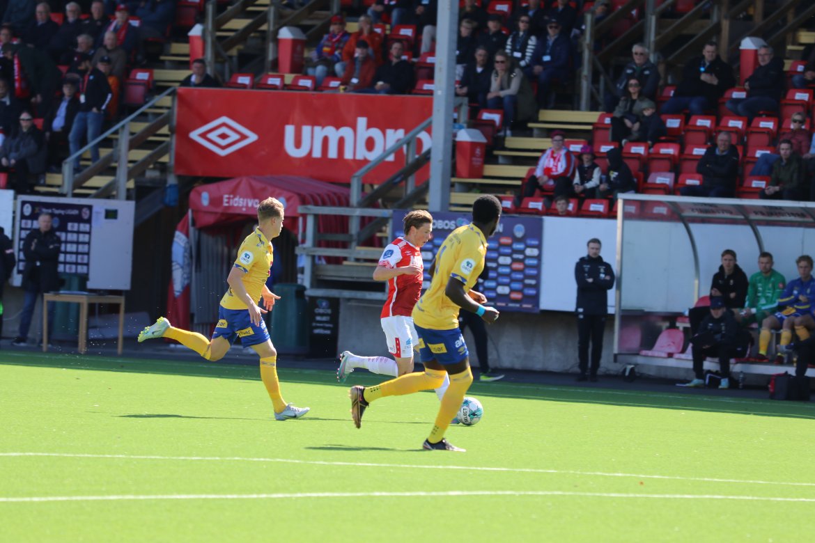 Hellan matchvinner mot Jerv med sitt første KIL-mål / Kongsvinger