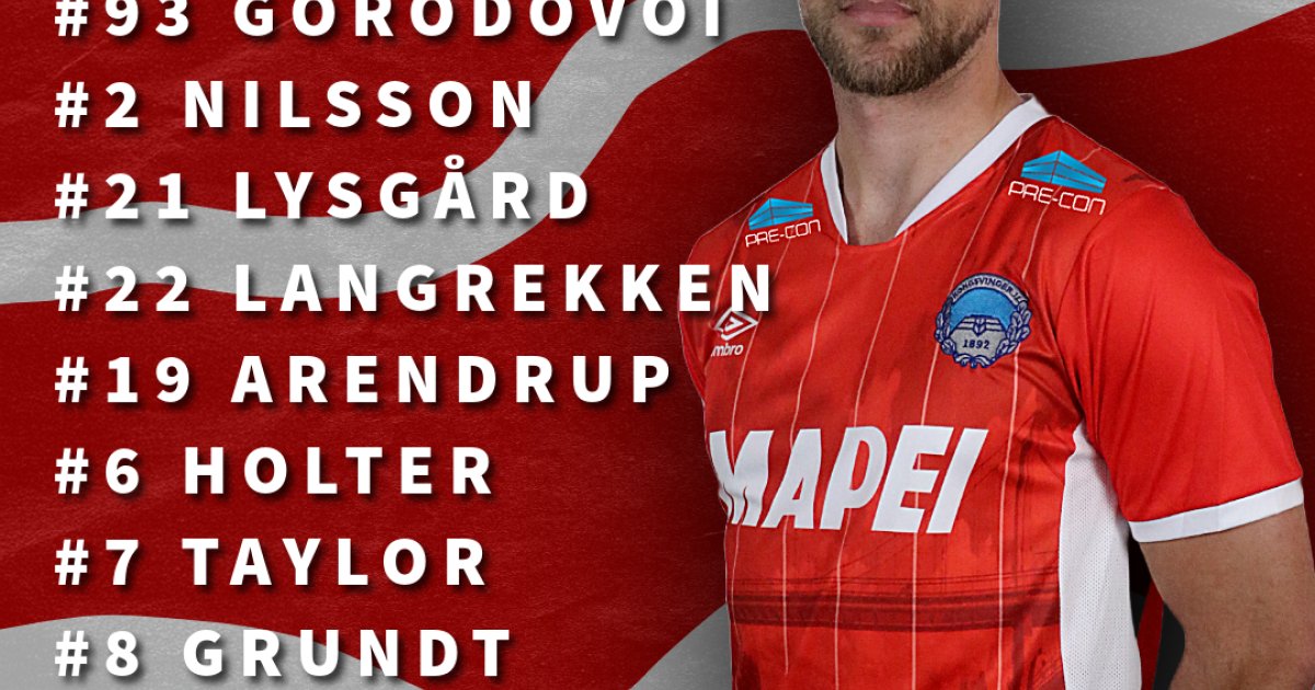 Lagoppstillingen i første runde av cupen / Kongsvinger