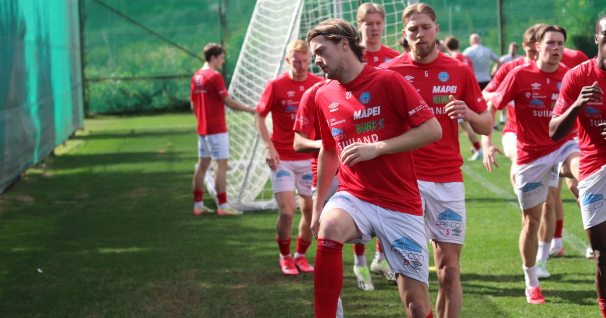 Lagoppstillingen mot Egersund / Kongsvinger