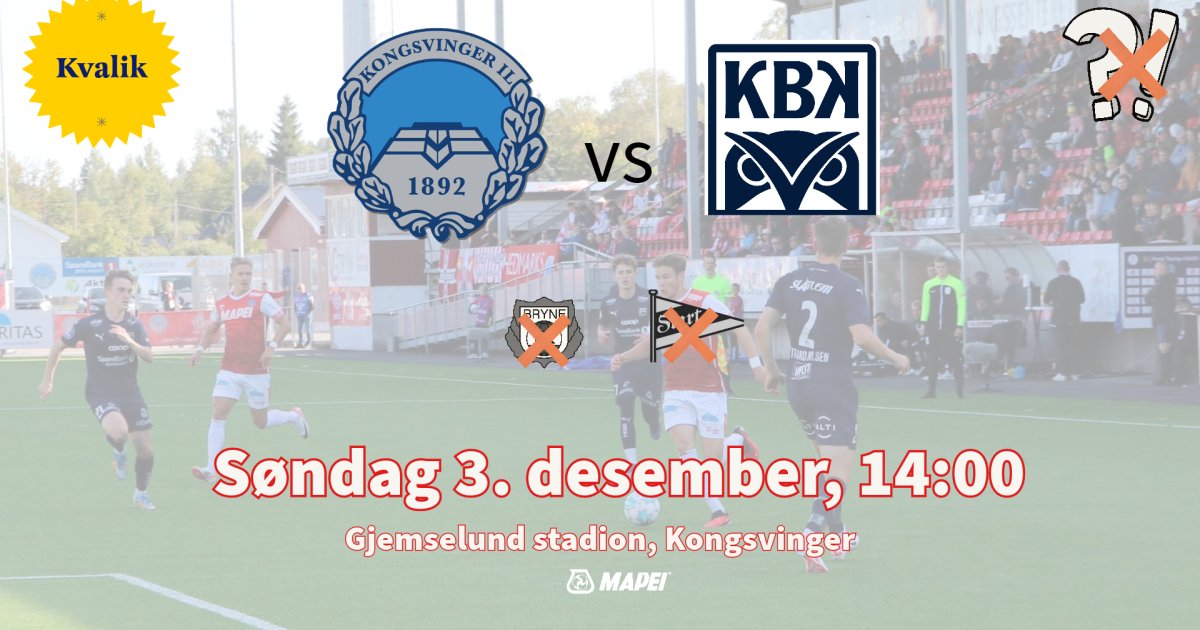 Motstander endelig klar - hele stadion åpen for salg / Kongsvinger